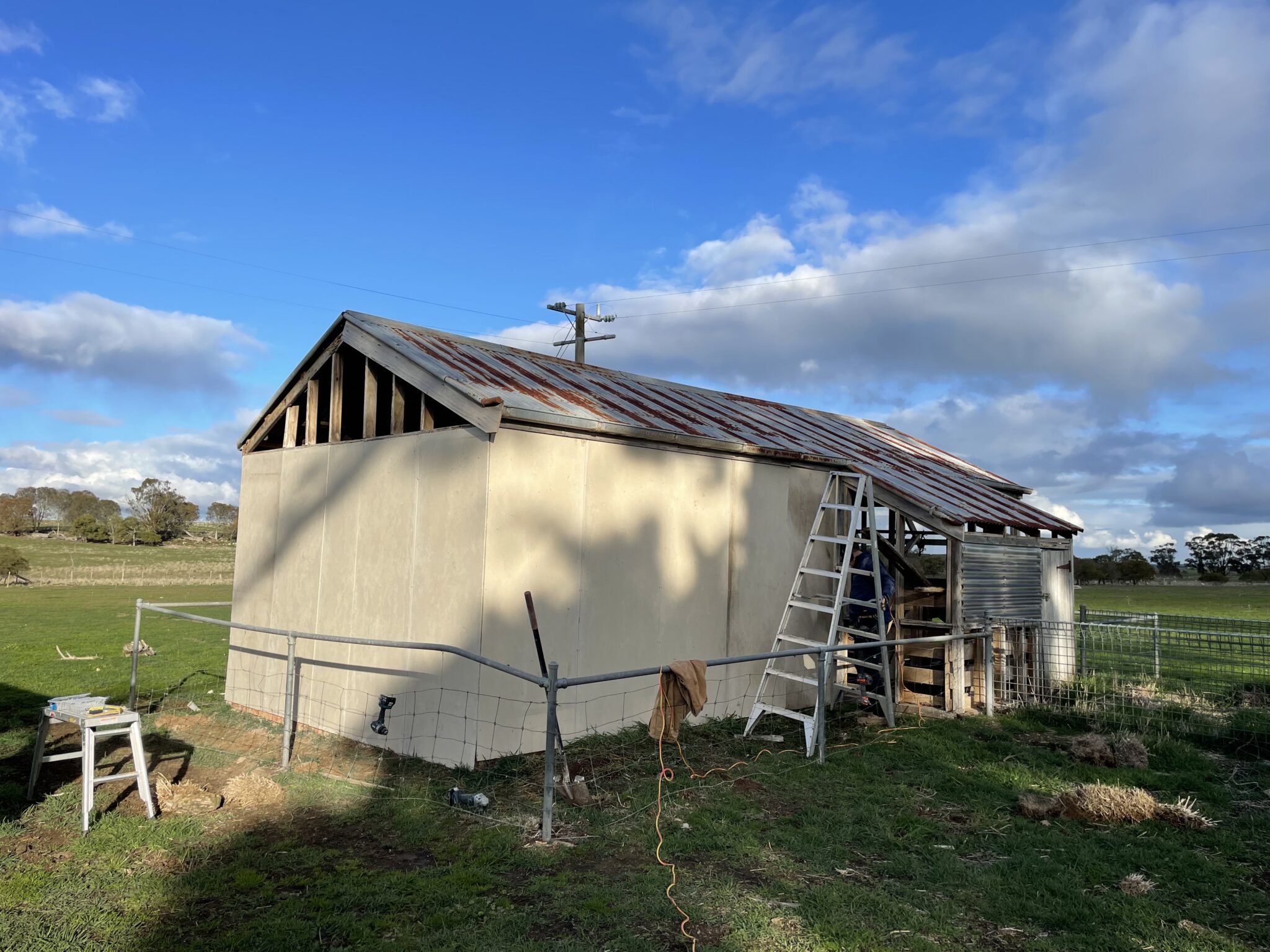 Repair and recladding of the Mooramong Killing Shed | Trust Advocate